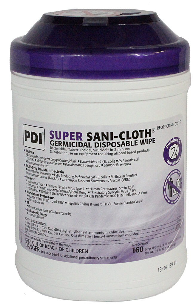 Sani-Cloth Disinfecting Wipes – Hospital Grade