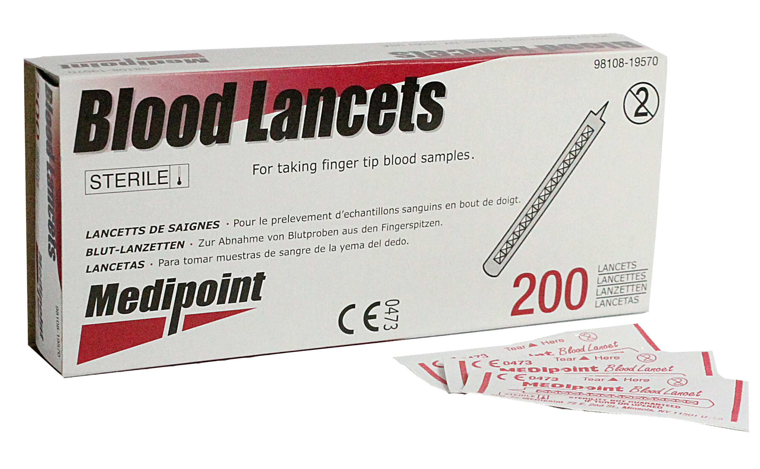 Prestige Supply | Stainless Steel Lancets 200 ct