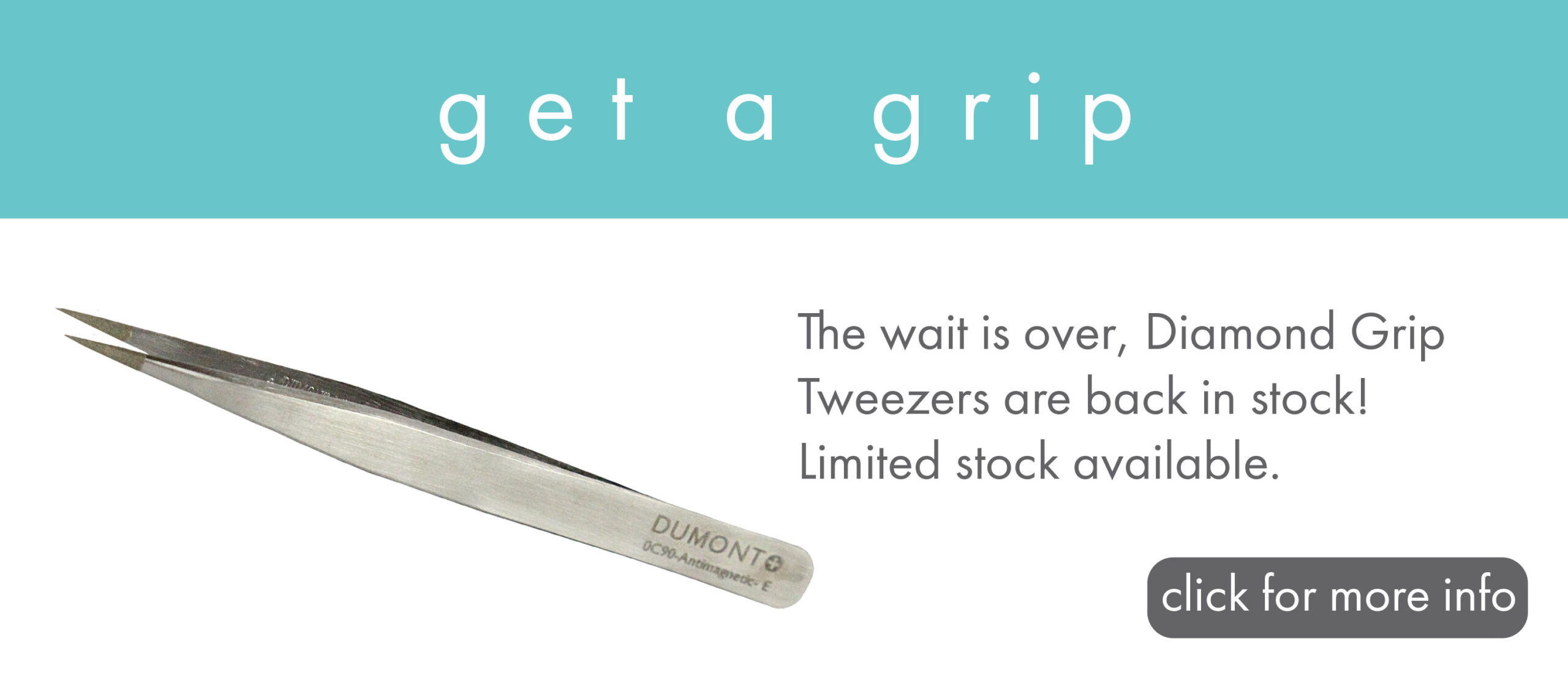 Diamond Grip Banner | Prestige Electrolysis + Spa Supply