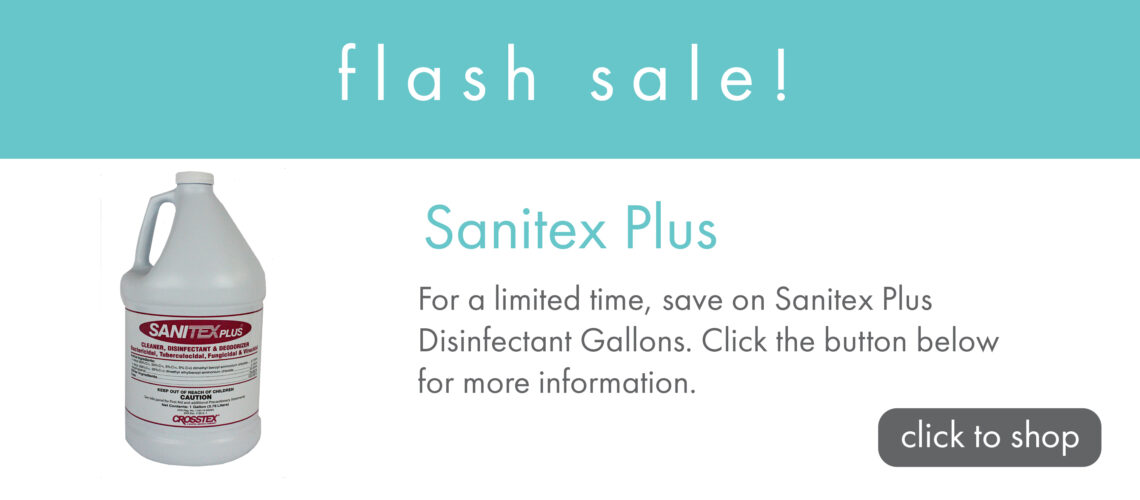 Sanitex Plus Sale Banner | Prestige Electrolysis + Spa Supply