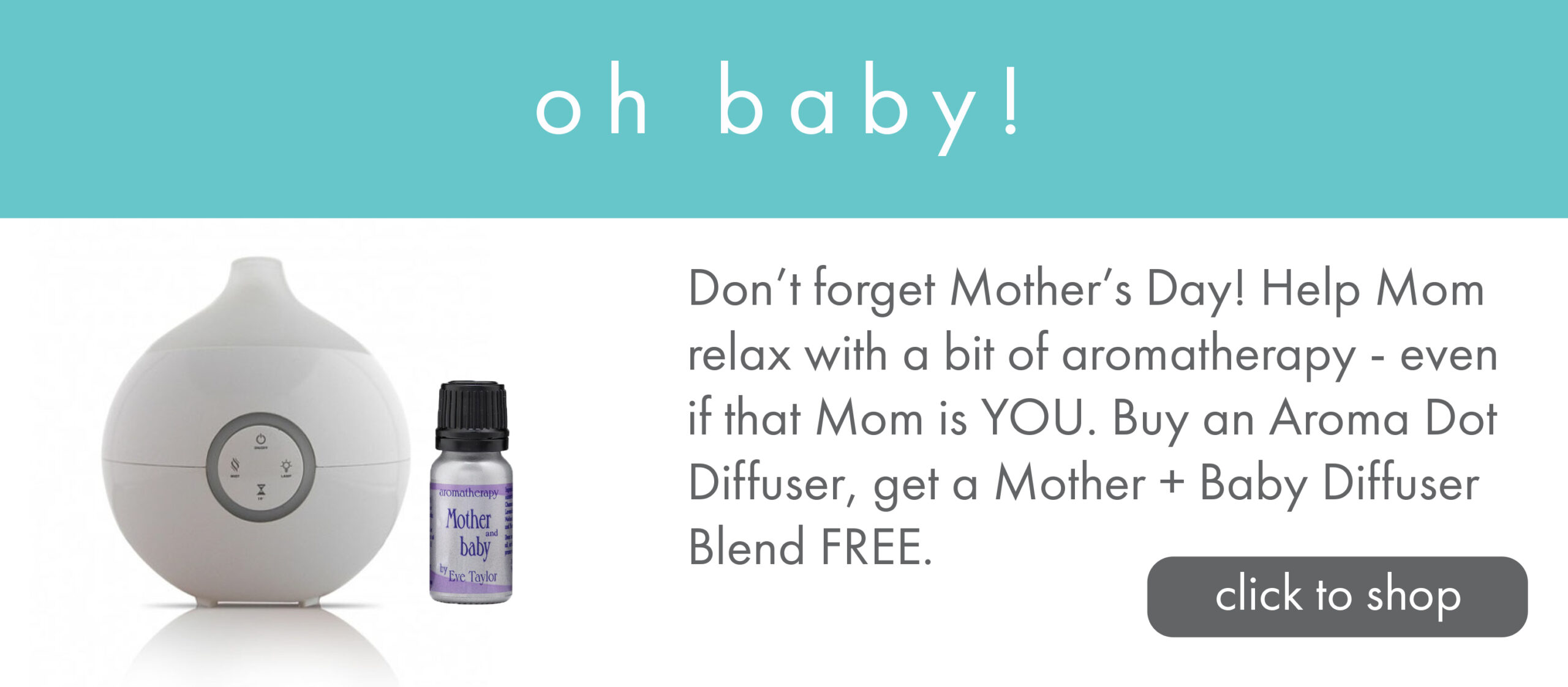 mother’s day aroma dot and diffuser blend banner | Prestige ...
