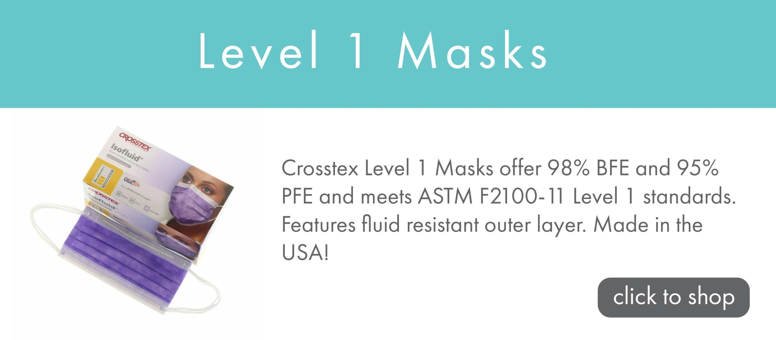 level 1 mask banner | Prestige Electrolysis + Spa Supply